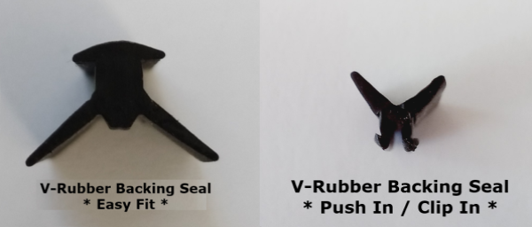 Backing Seals: V Rubber Backing Seal